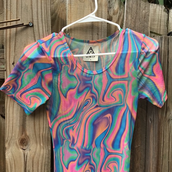 UNIF | Dresses | Unif Melt Dress Rare Festival Dolls Kill Cyberpunk ...